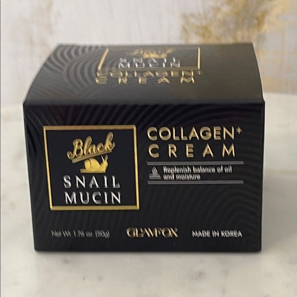 glamfoxx | Skincare | Glamfox Black Snail Mucin Collagen Cream ...